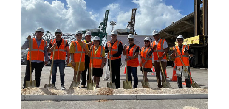 Port of Guam holds groundbreaking ceremony for new EQMR Building ...